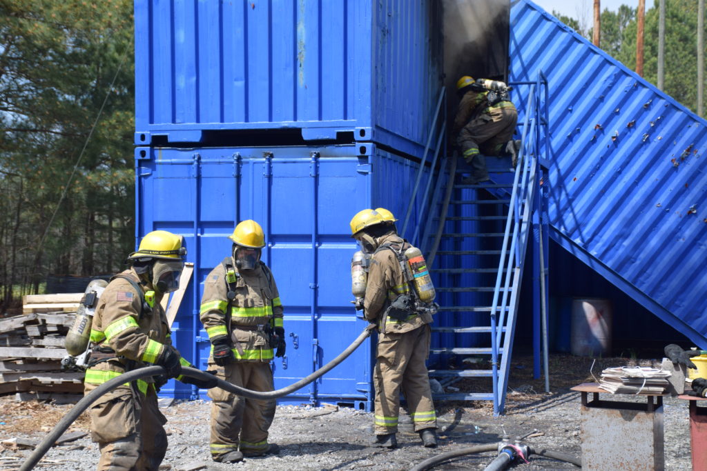 Fire Academies Participate in Training Exercises