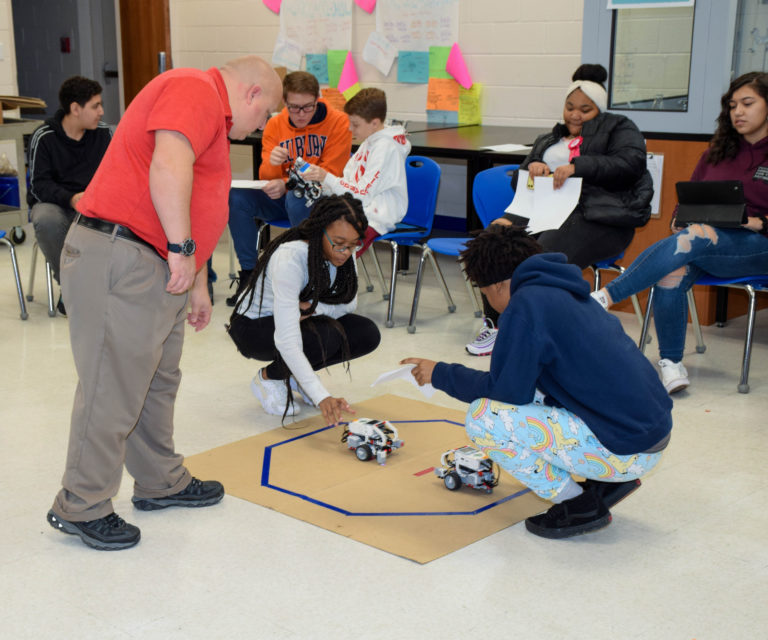 NCC Professor Leads Sumo Bot Tournament Challenge