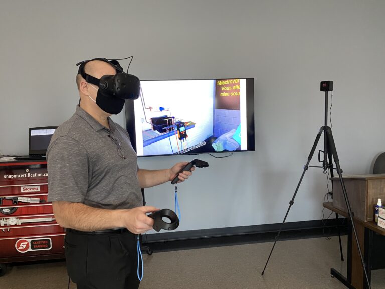 Instructors Use Virtual Reality Technology in HVAC Classes