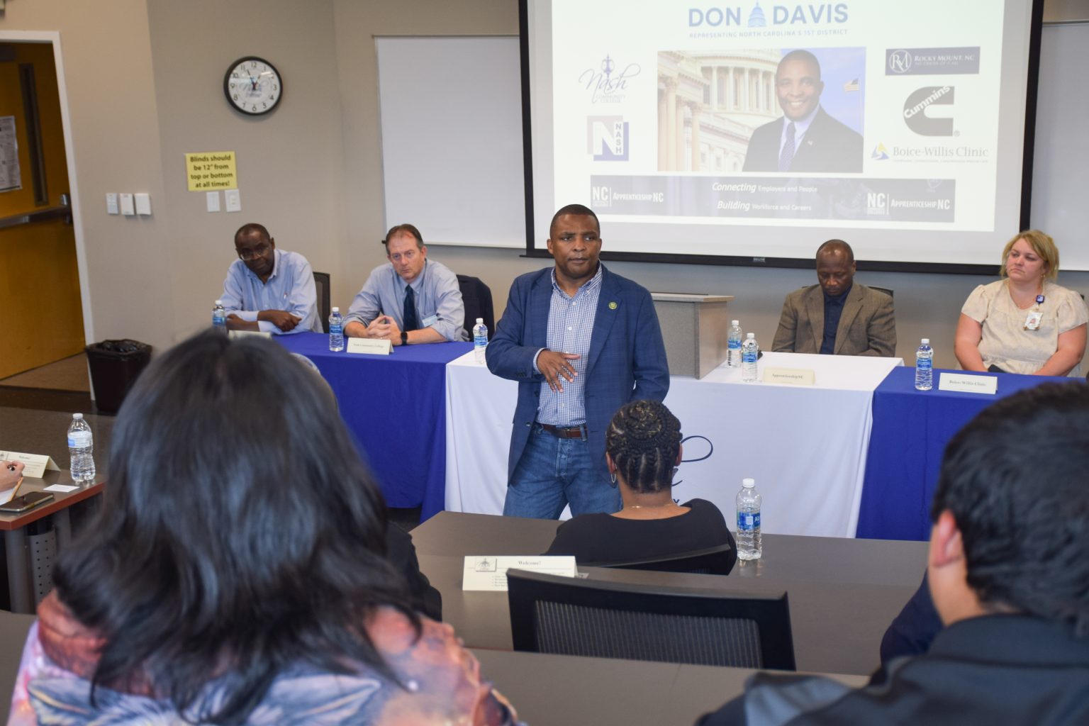 Nash Community College Hosts Congressman Don Davis